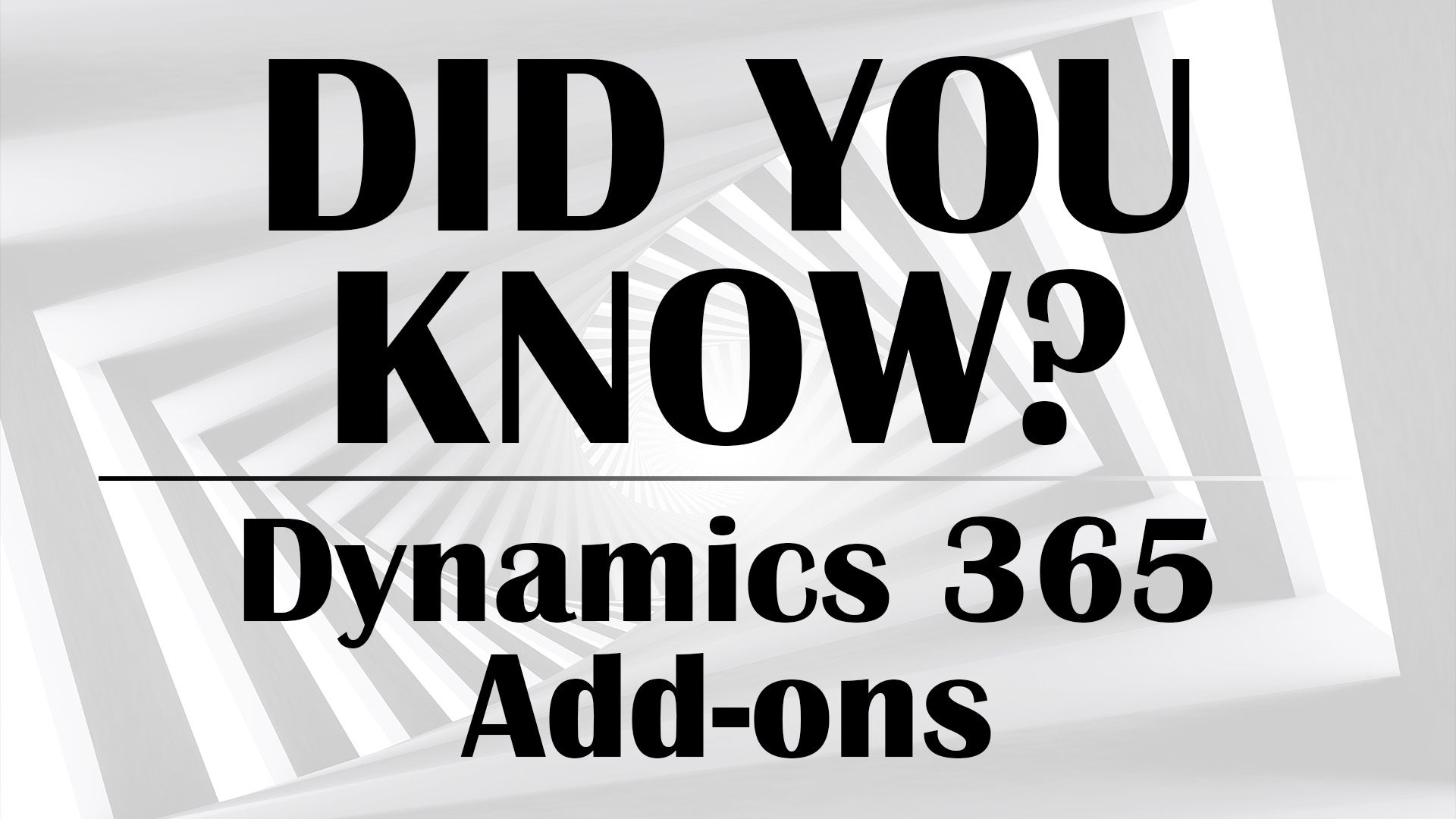 Add-ons for Easy CRM Automation in Microsoft Dynamics 365 CRM Add-ons for Easy CRM Automation in Microsoft Dynamics 365 CRM